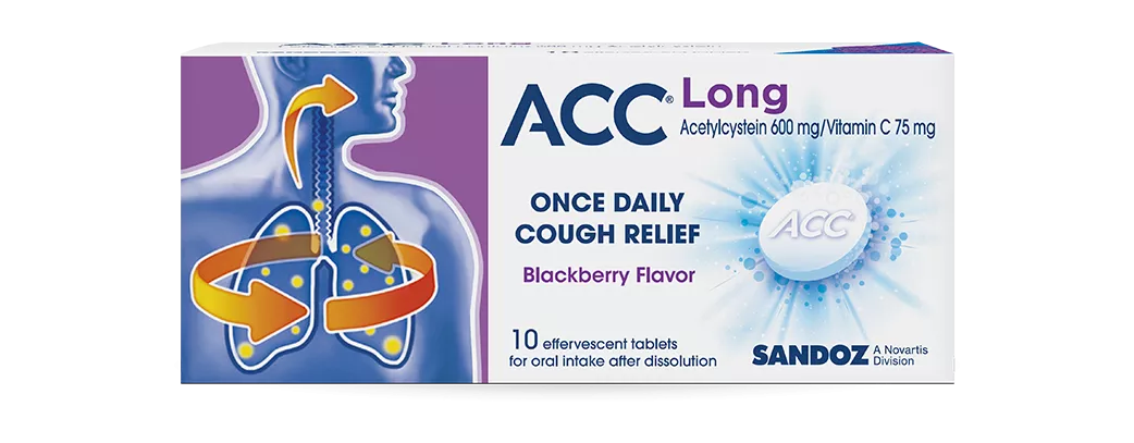 Buy Acc Long 600Mg 10 Effervescent Tablet at Oriana Pharmacy