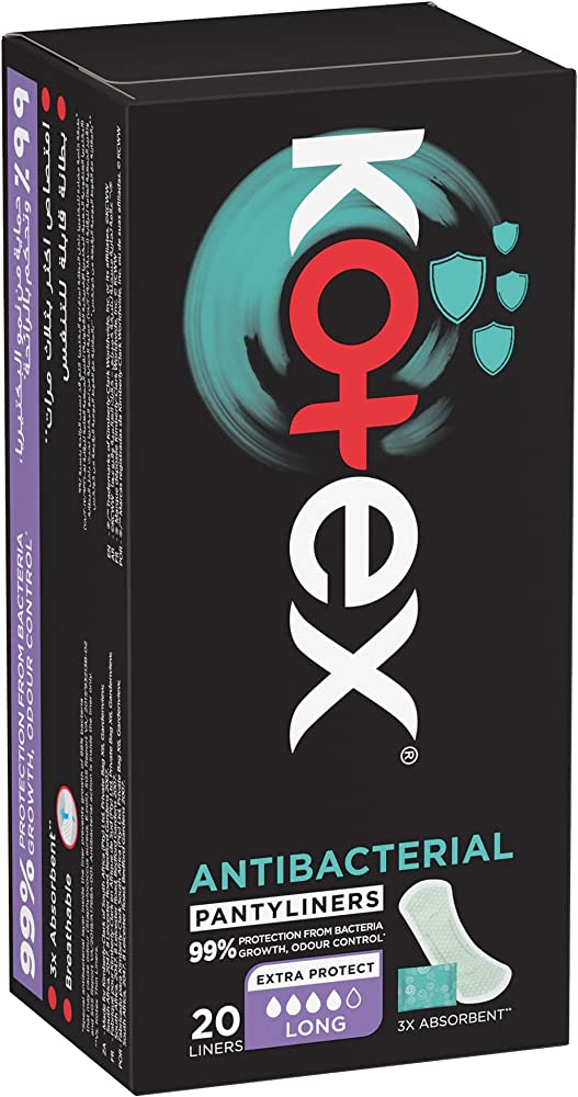 Buy Kotex Antibacterial Long 20 Liners at Oriana Pharmacy